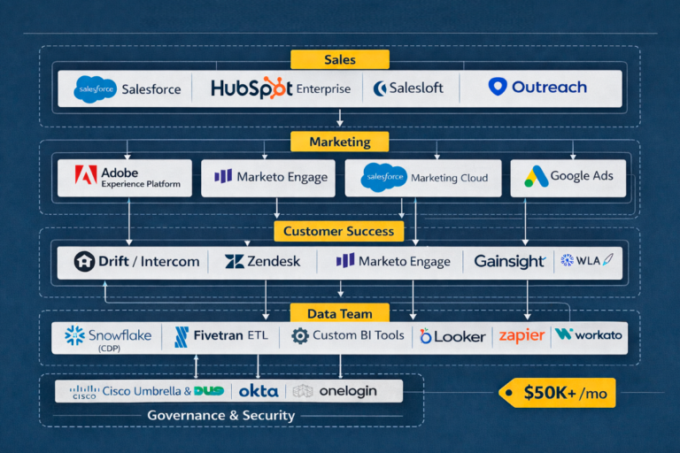 MarTech Stack Examples: Diagrams & Templates for 2026 | NAV43